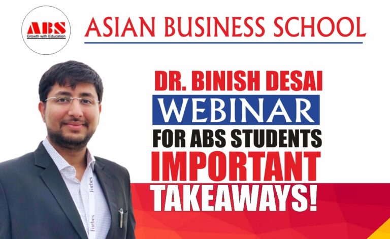 ABS organizes a highly inspiring live session by renowned Social Entrepreneur & Innovator, DR ...